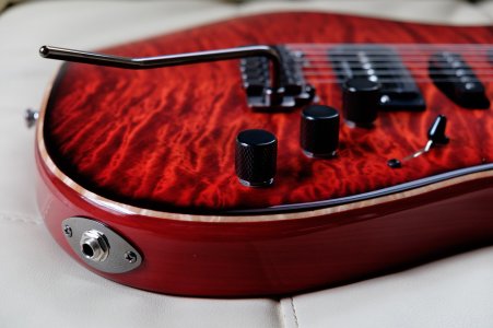 Ebony/Red flame HSH build | Unofficial Warmoth Forum