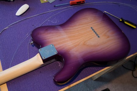 '72 Thinline Purple Burst - First Build | Unofficial Warmoth Forum