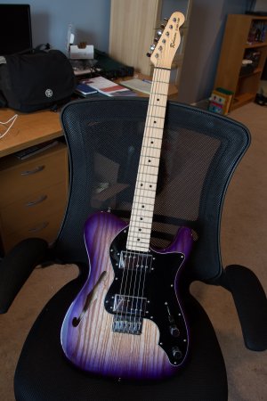 '72 Thinline Purple Burst - First Build | Unofficial Warmoth Forum